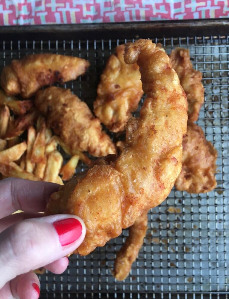 Extra Crispy Fried Chicken Tender Crispers (crunchiest ever) - Biting ...