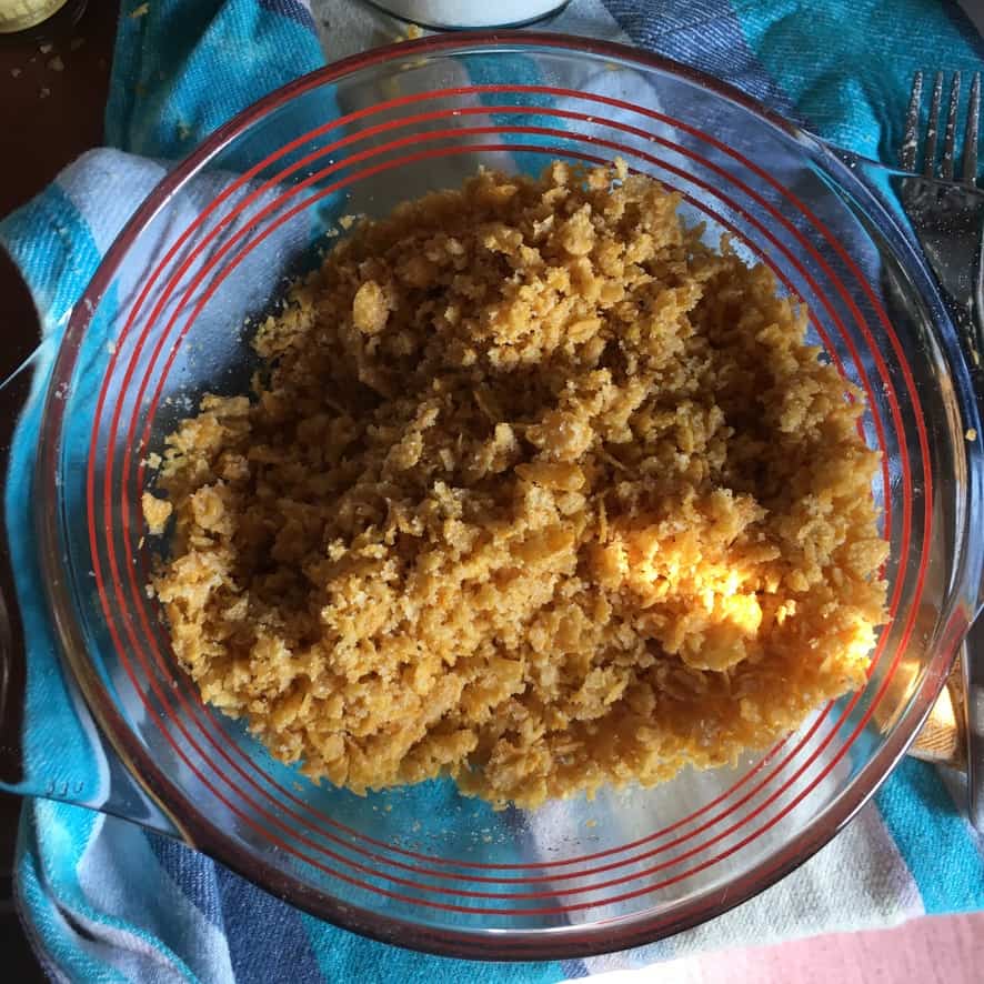 Crispy Cornflake Crunch (the perfect dessert topper) - Biting at the Bits