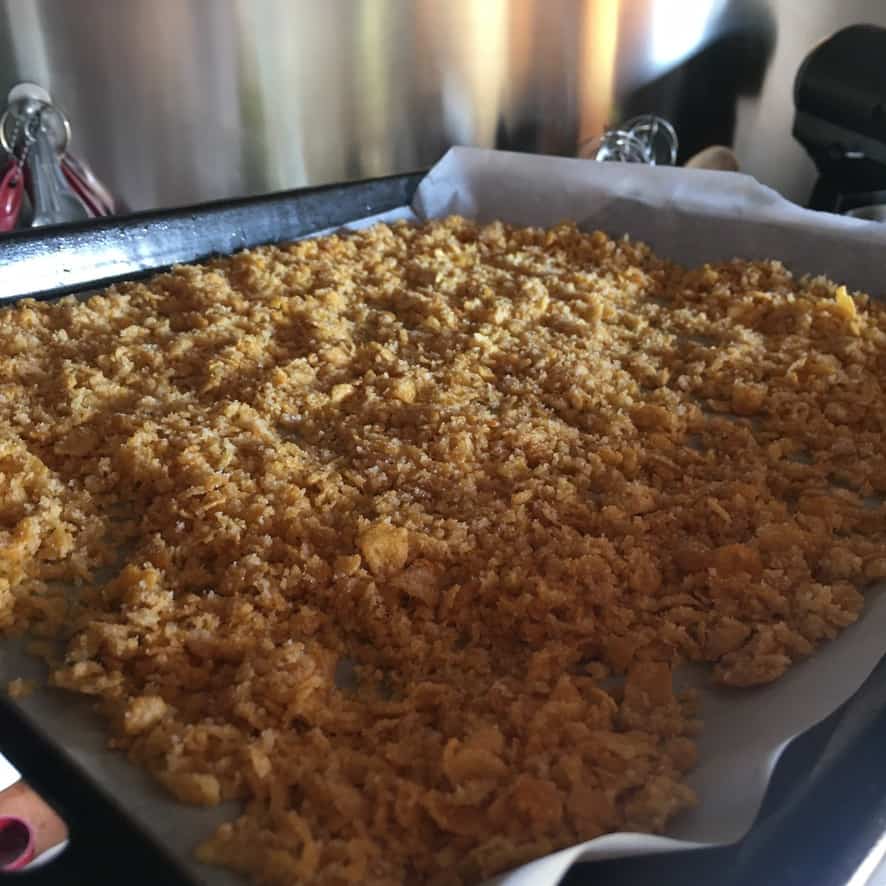 Crispy Cornflake Crunch (the perfect dessert topper) - Biting at the Bits