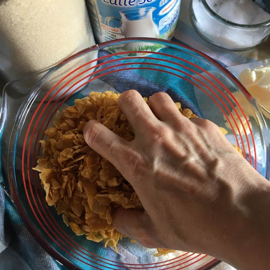 Crispy Cornflake Crunch (the perfect dessert topper) - Biting at the Bits