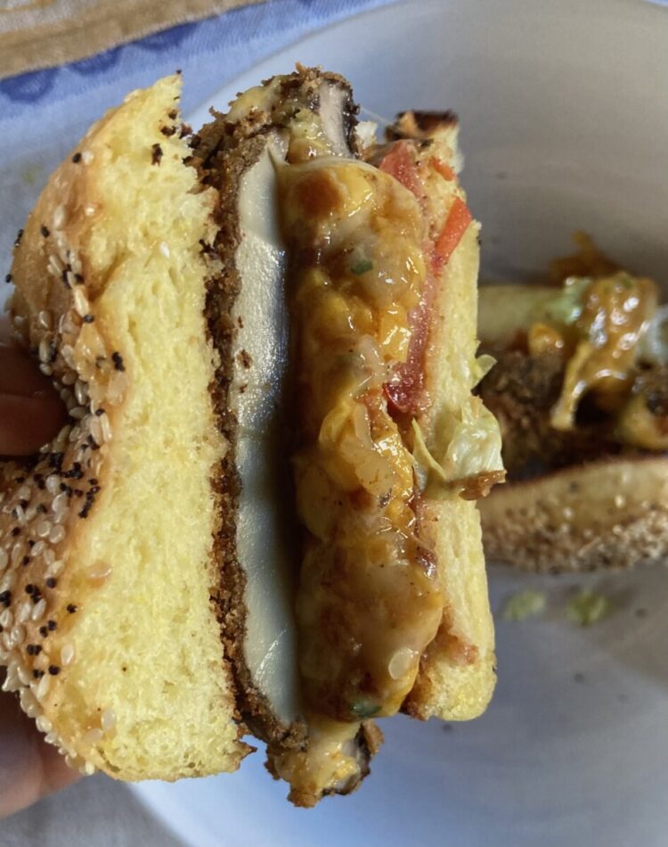 Smoky Shake Shack Shroom Burger Recipe - Biting at the Bits