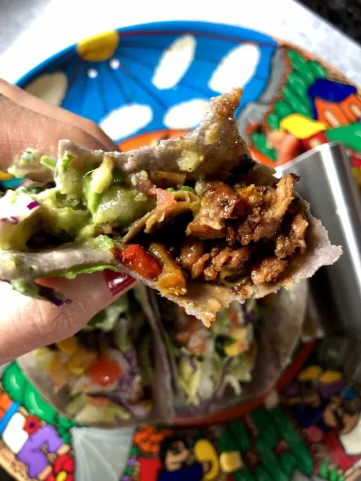 Extra "Beefy" Beyond® Taco Recipe (Best Vegetarian Tacos) - Biting at ...