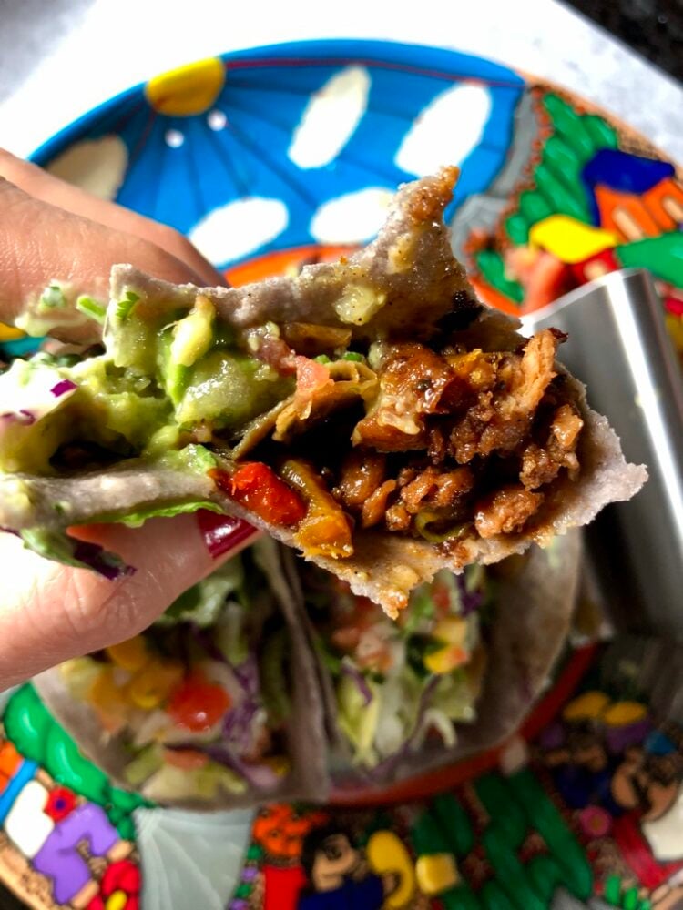 Extra "Beefy" Beyond® Taco Recipe (Best Vegetarian Tacos) - Biting at ...