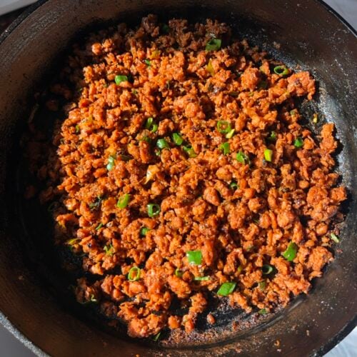 Extra "Beefy" Above + Beyond® Tacos (Vegetarian Tacos) - Biting at the Bits