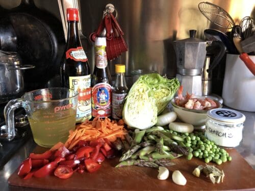 Easy Shrimp & Vegetable Stir Fry (w/Cantonese Style White Sauce ...