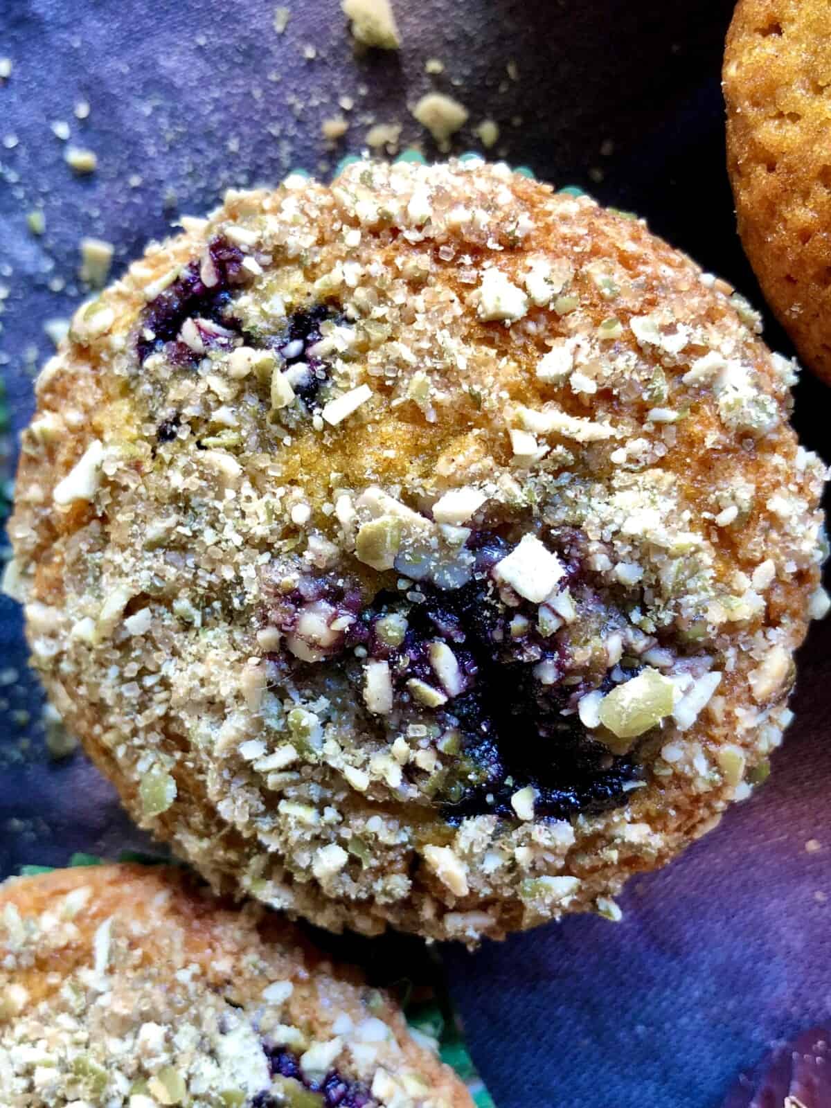 Bakery-Style Pumpkin Spice Blueberry Muffins (No-Mixer Needed) - Biting ...