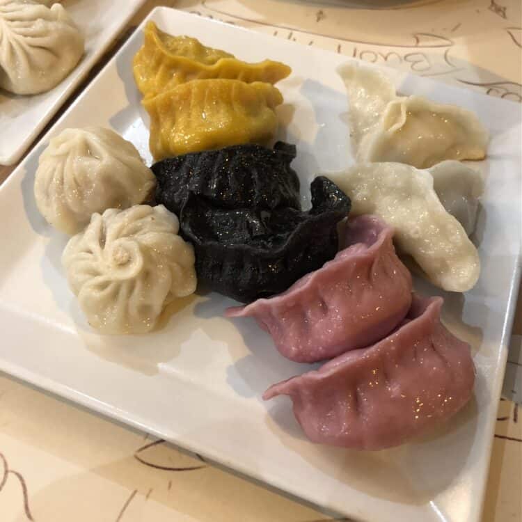 Naturally Colored Dumpling Wrappers (For Chinese New Year (春节) - Biting ...