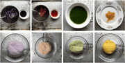 Naturally Colored Dumpling Wrappers (For Chinese New Year (春节) - Biting ...