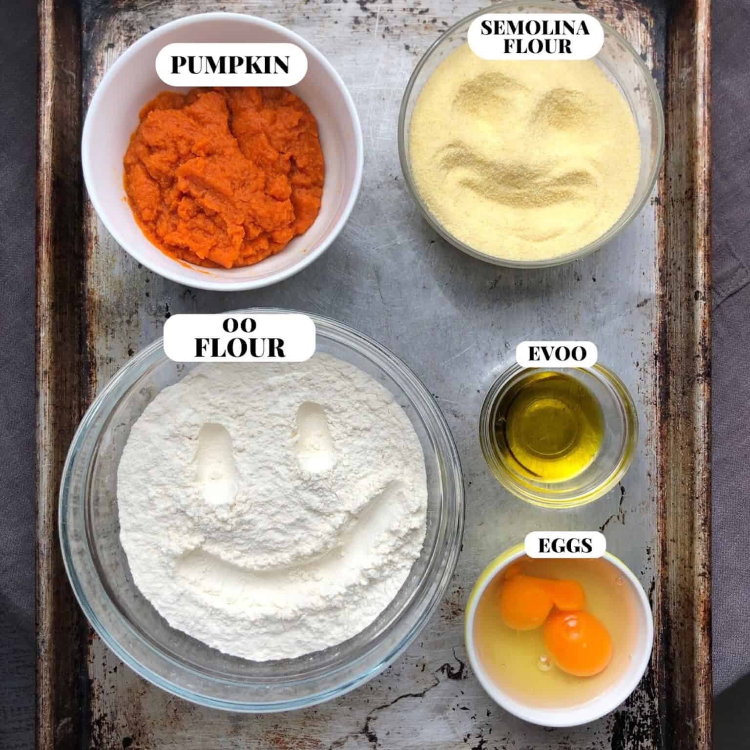 Pumpkin Pasta Recipe (Easy Homemade Pasta Dough) - Biting at the Bits